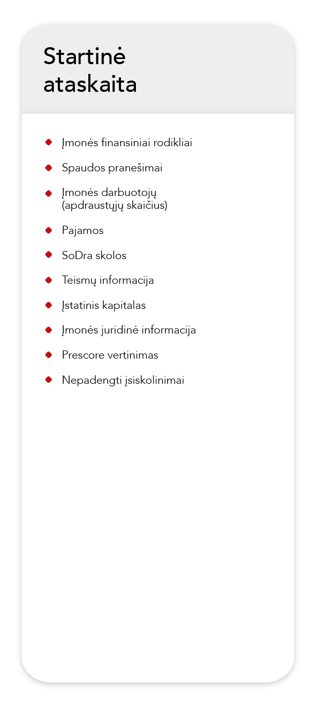 ATASKAITOS - Creditinfo Lietuva